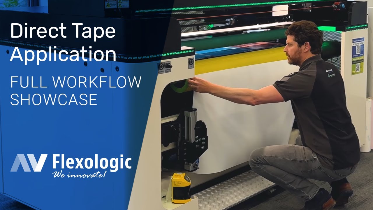 Direct Tape Application Workflow On SAMM 3.0 Automatic Mounter - YouTube
