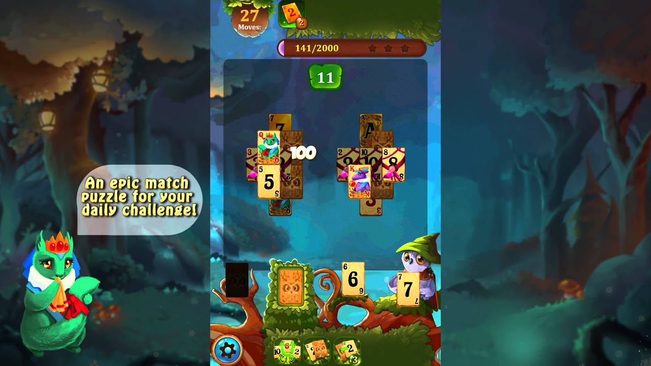 Solitaire Dream forest: Card Game - YouTube