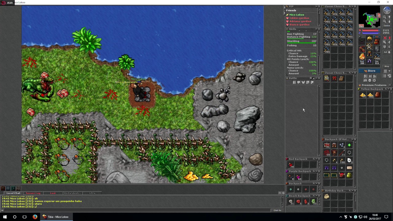 Teste de Thorn + Critical + Infernal Bolt - YouTube