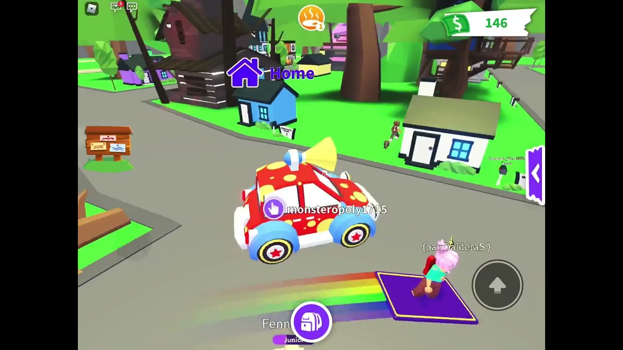 Trading old clown car adopt me roblox - YouTube