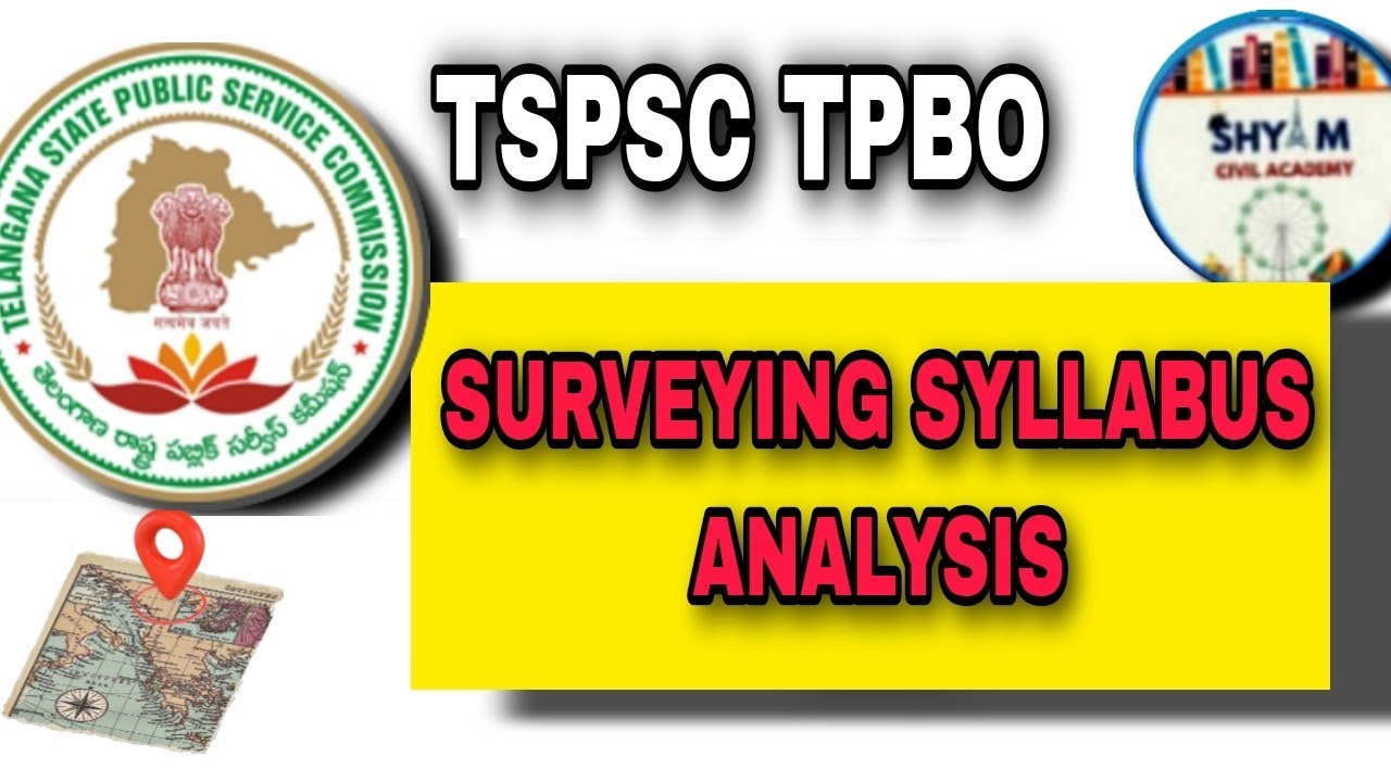 TSPSC TPBO SURVEYING SYLLABUS ANALYSIS || CIVIL ENGINEERING CLASSES# ...
