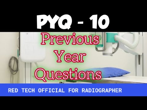 RADIOGRAPHER || PYQ - 10 (Previous Year Questions) || HINDI || # ...