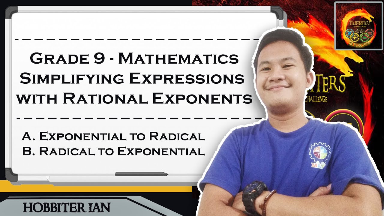 Grade 9 Math Quarter 2 - Module 5: Simplifying Expressions with Rational Exponents - YouTube