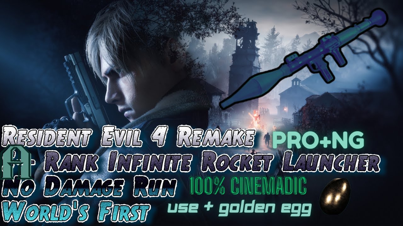 Resident Evil 4 Remake: Worlds first infinite rocket launcher No Damage ...