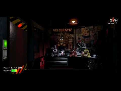 FNAF 1 (20/20/20/20 mode) WITH SOUNDS + Radar map + a bit fastened ...