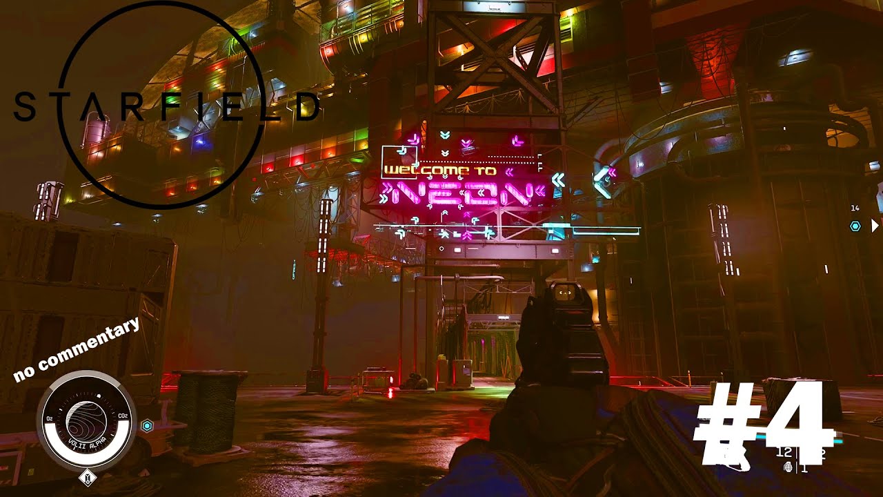 Starfield Lets play #4- WELCOME TO NEON - NO COMMENTARY - YouTube