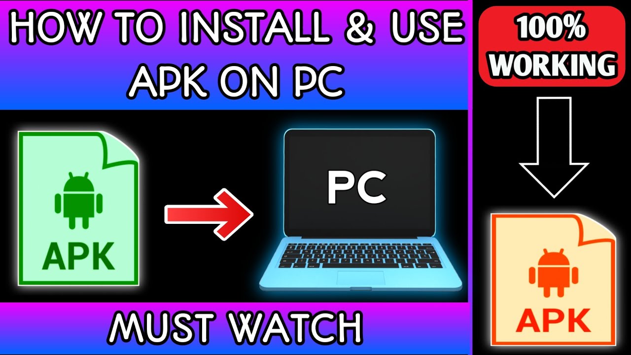How to Install & Use apk on PC - 2024 - YouTube
