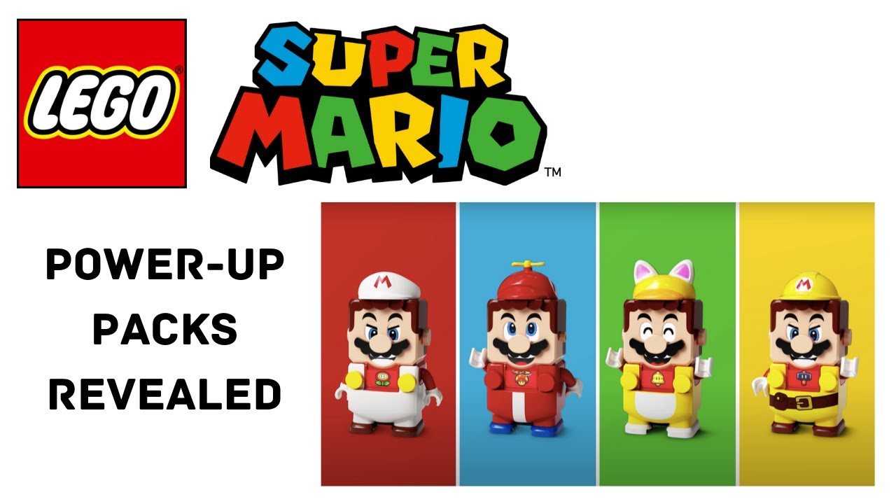 LEGO Super Mario Power-Up Packs Revealed! Fire, Propeller, Cat, and ...