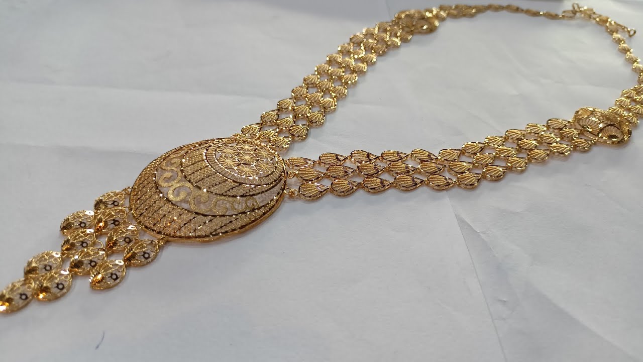 new model gold Turkish haram design 60grams - YouTube