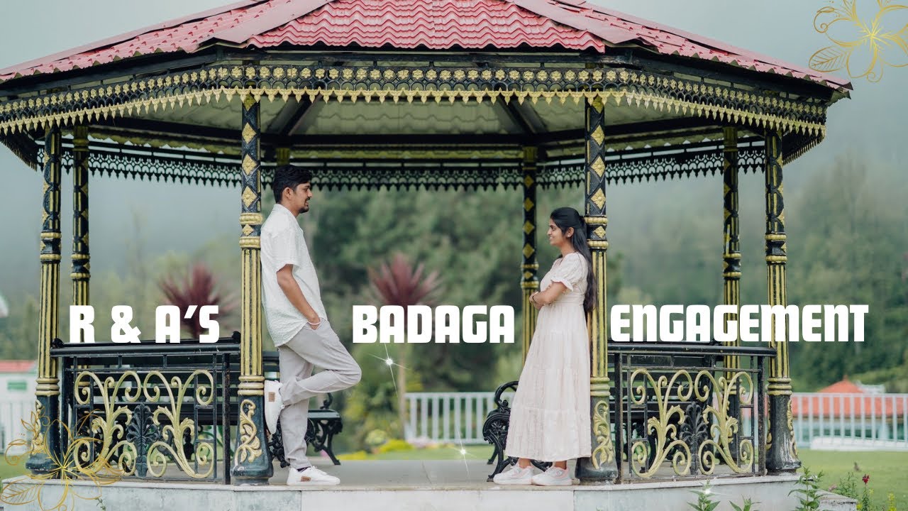 The Charming & Cute Couple | Rithick & Anushiya’s Badaga Engagement ...