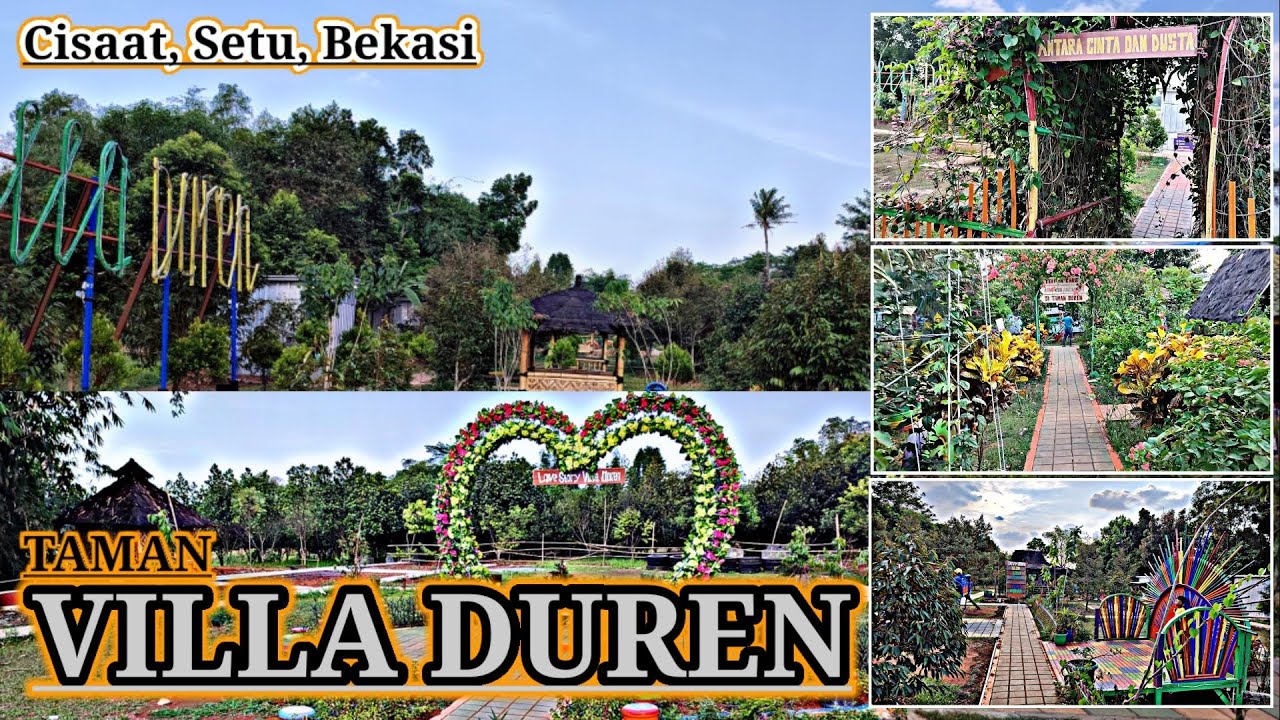 TAMAN WISATA VILLA DUREN (TERBARU) Setu Bekasi destinasi alam paling banyak dikunjungi - AMF ...