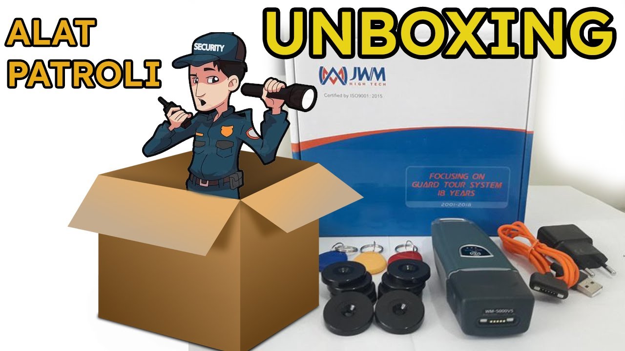 unboxing jwm alat patroli security - part1 - YouTube