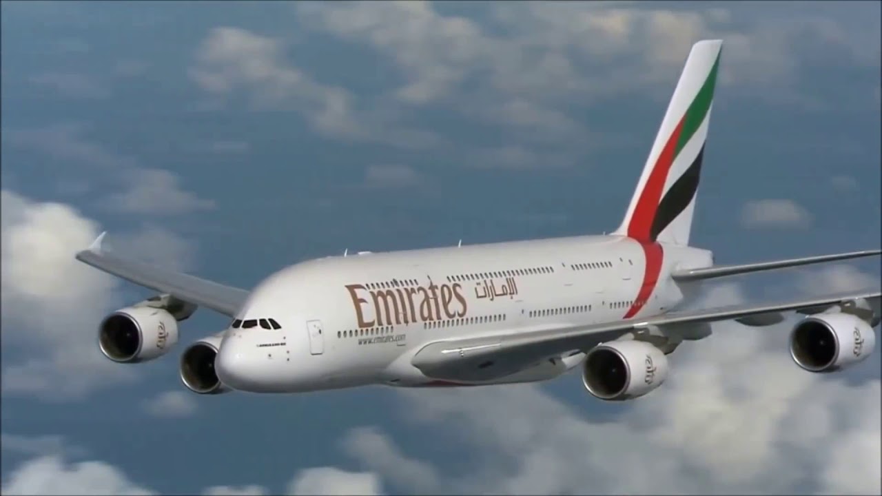 Emirates flight HD - YouTube