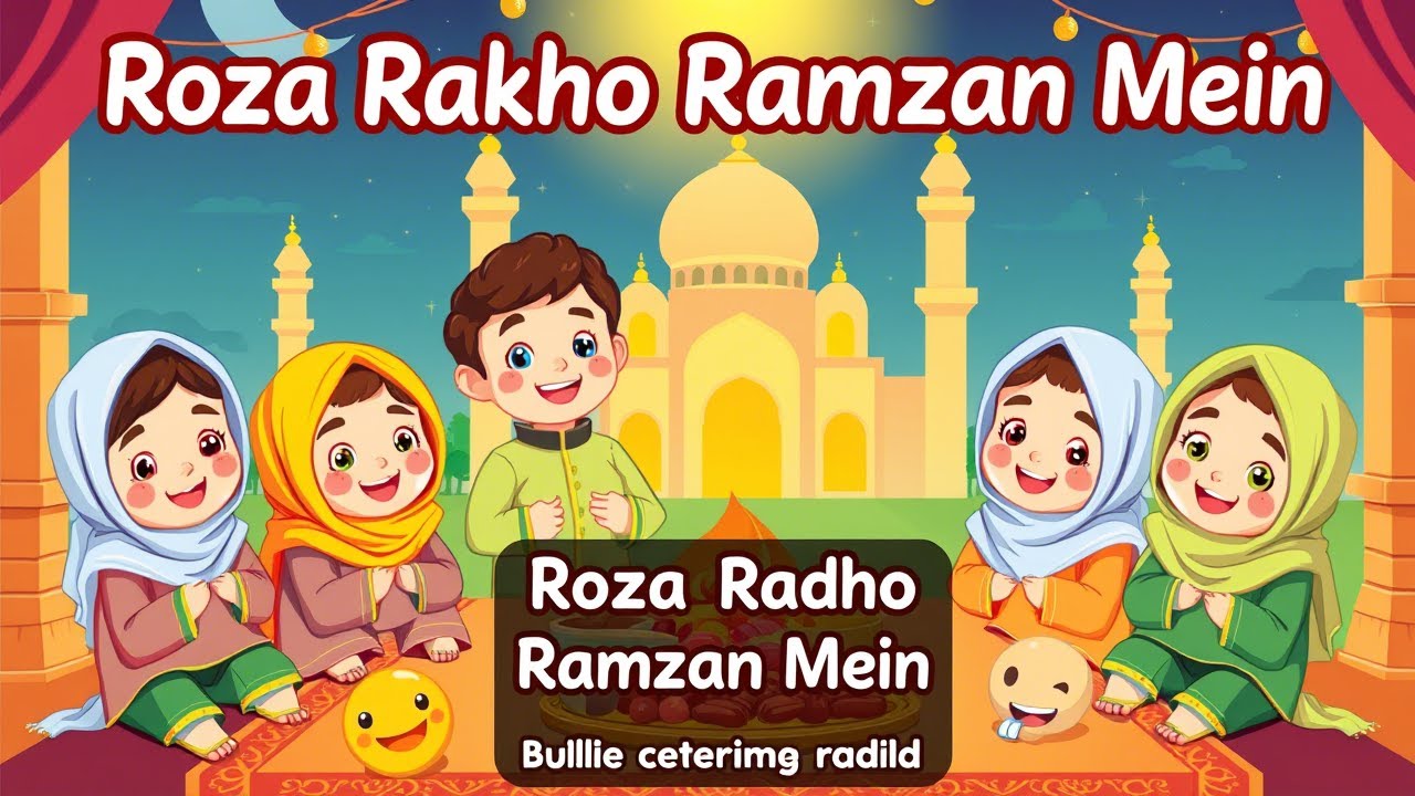 Roza Rakho Ramzan Mein Islamic Nursery Rhyme for Kids | Cartoon | Viral ...
