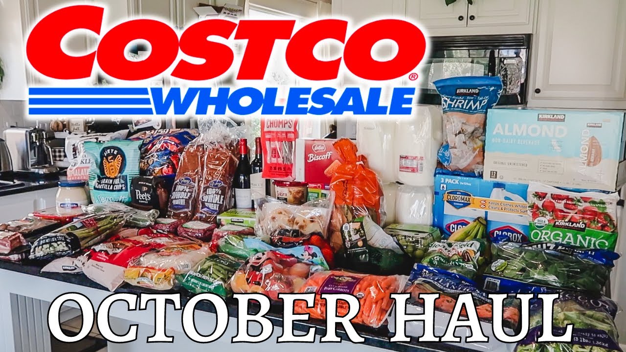 Costco Grocery Haul 2022//October Cart with Prices! - YouTube