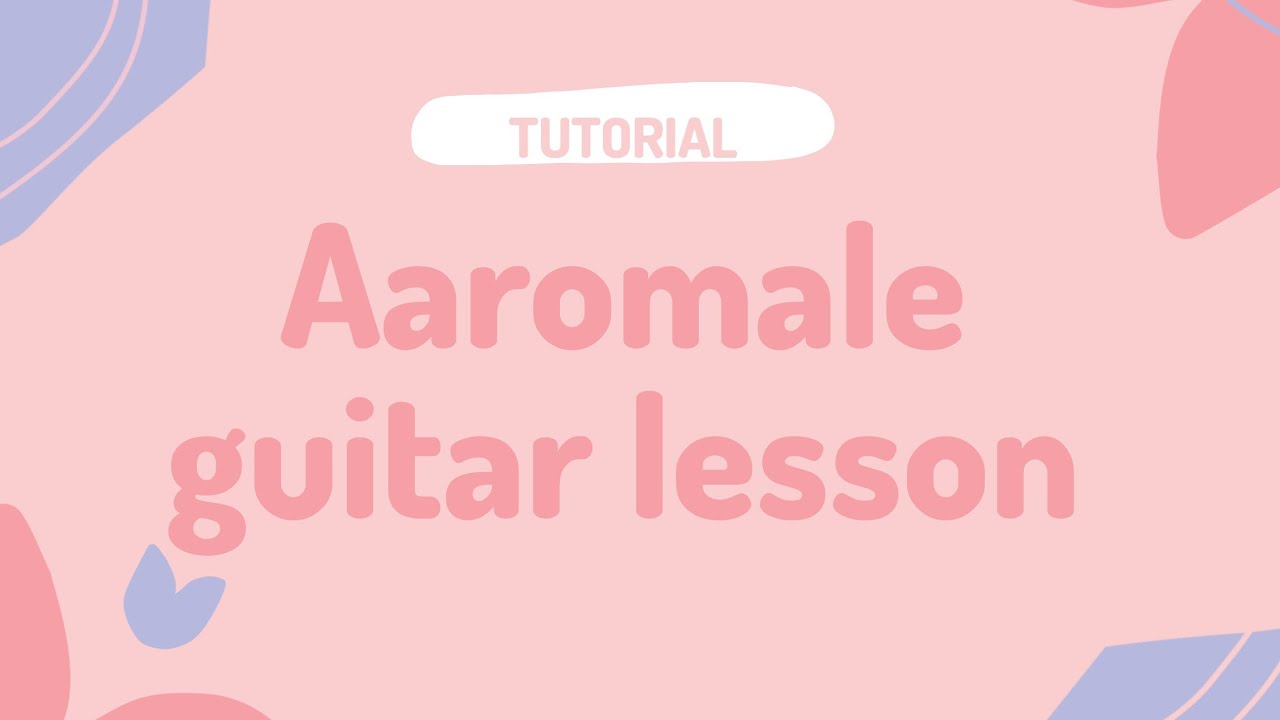 MY FIRST GUITAR TUTORIAL!!! || AAROMALE FROM VINNAITHANDI VARUVAYA ...