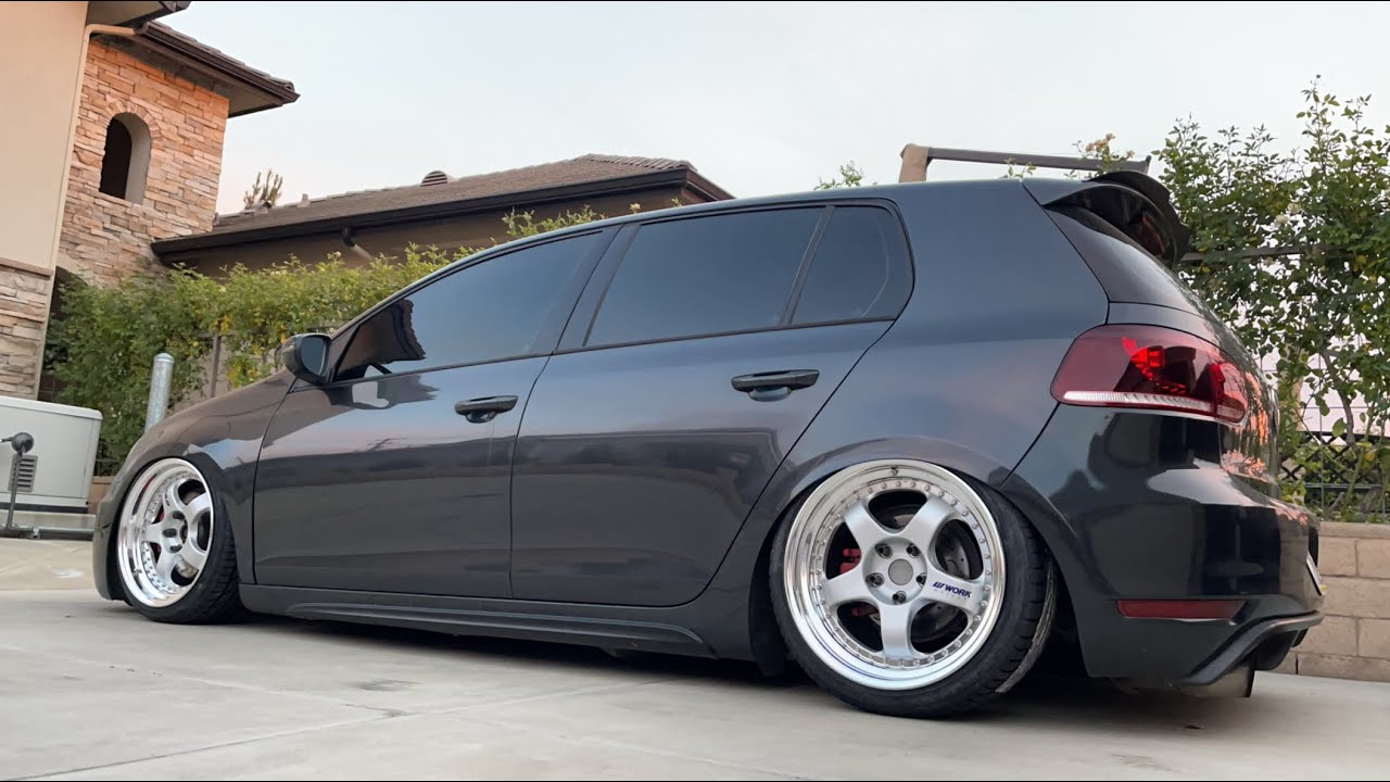 Bagged MK6 GTI - YouTube