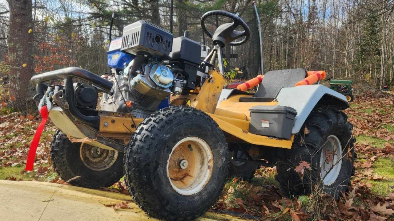 Cud Cadet Mud Mower Build JunkYard Free Parts - YouTube
