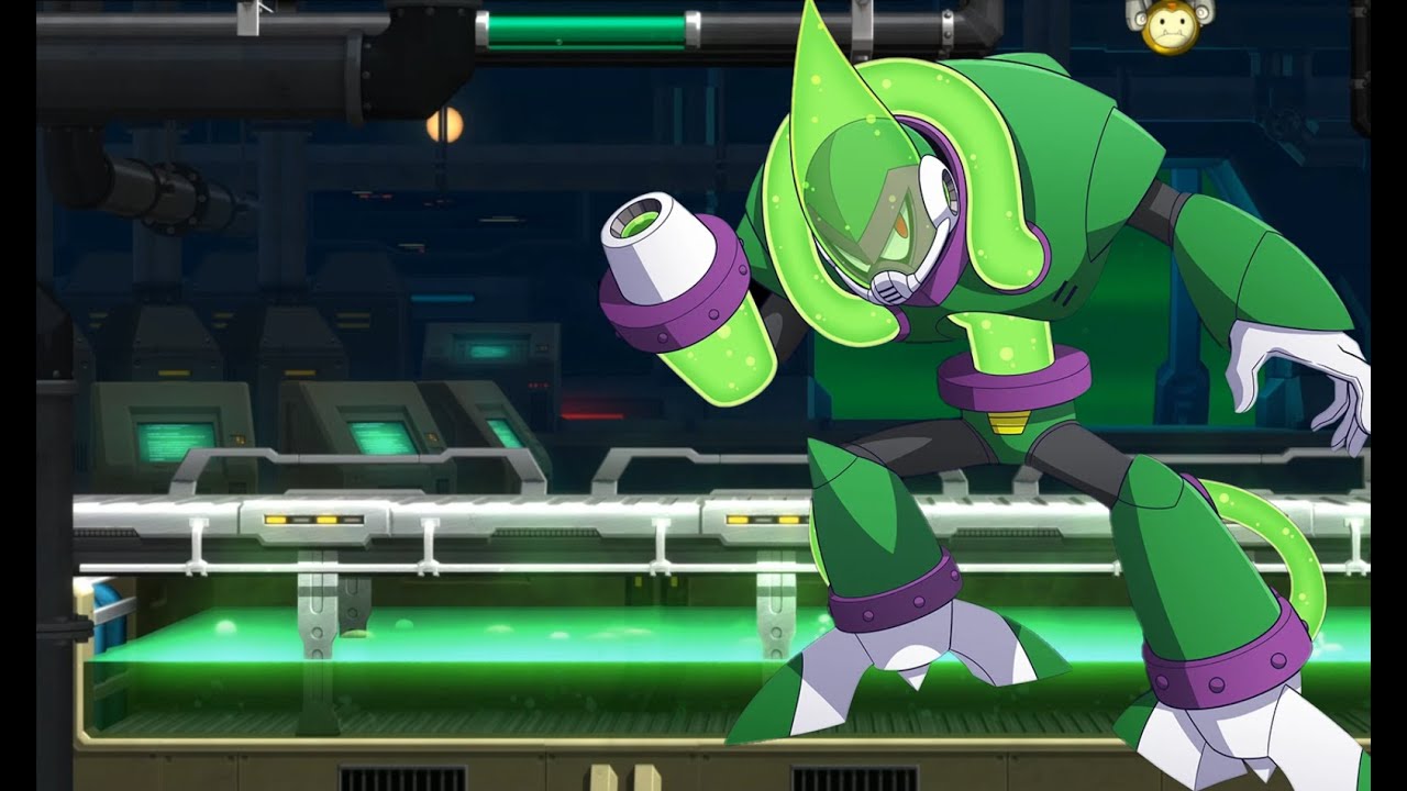 Mega Man 11 - Acid Man + story stuff - YouTube
