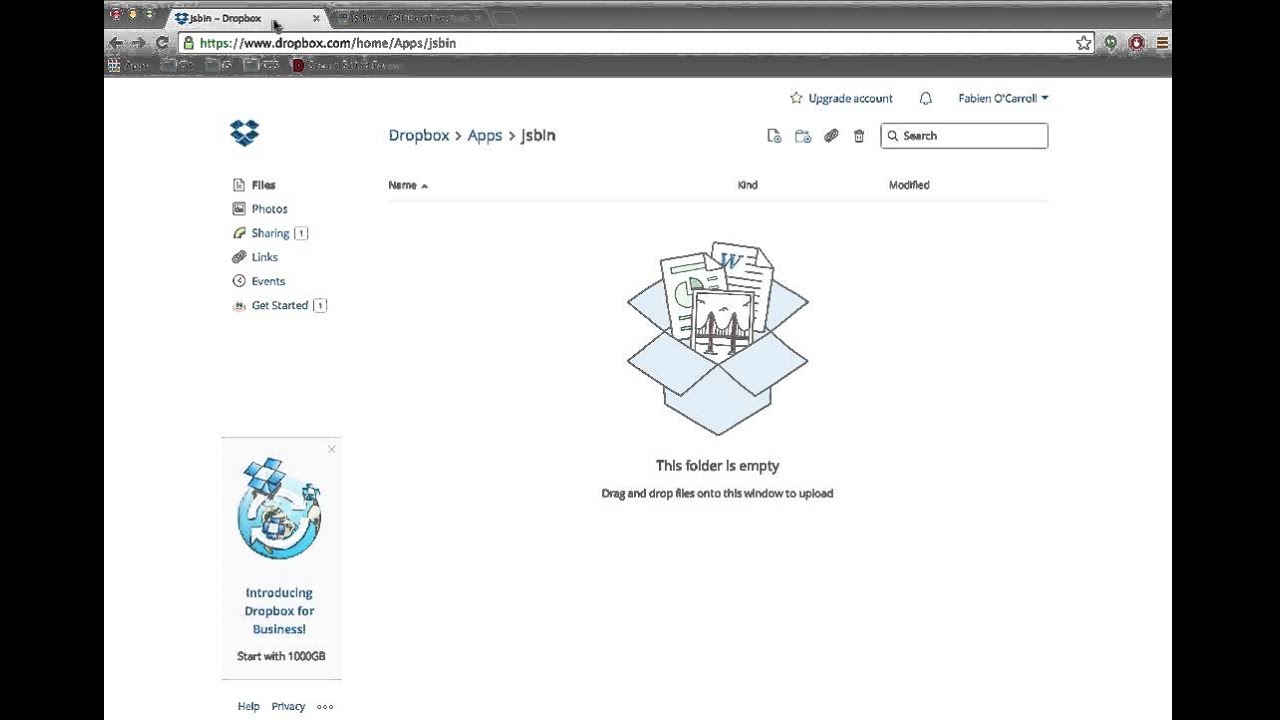 Dropbox sync demo - YouTube
