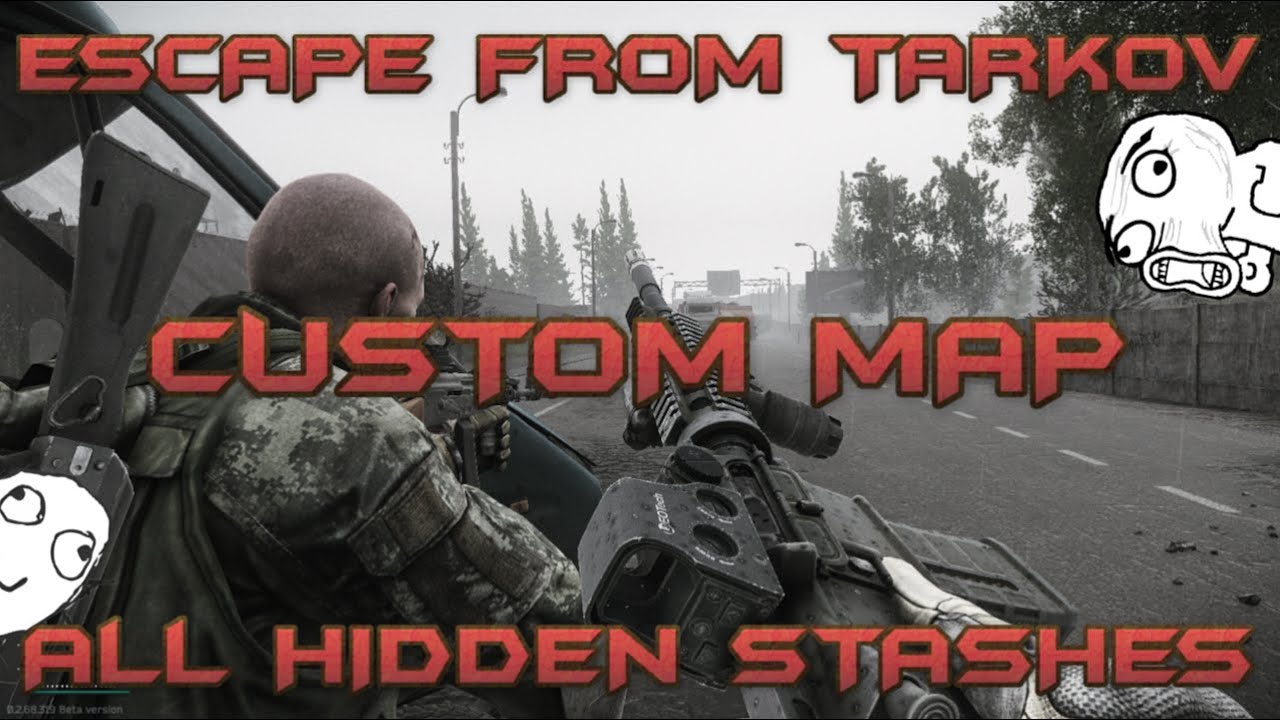 Escape From Tarkov | Custom Map | ALL STASHES - YouTube