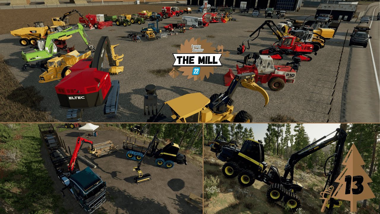 PONSSE MACHINERY SHOWCASE and USED EQUIPMENT AUCTION | FS22 Timelapse ...