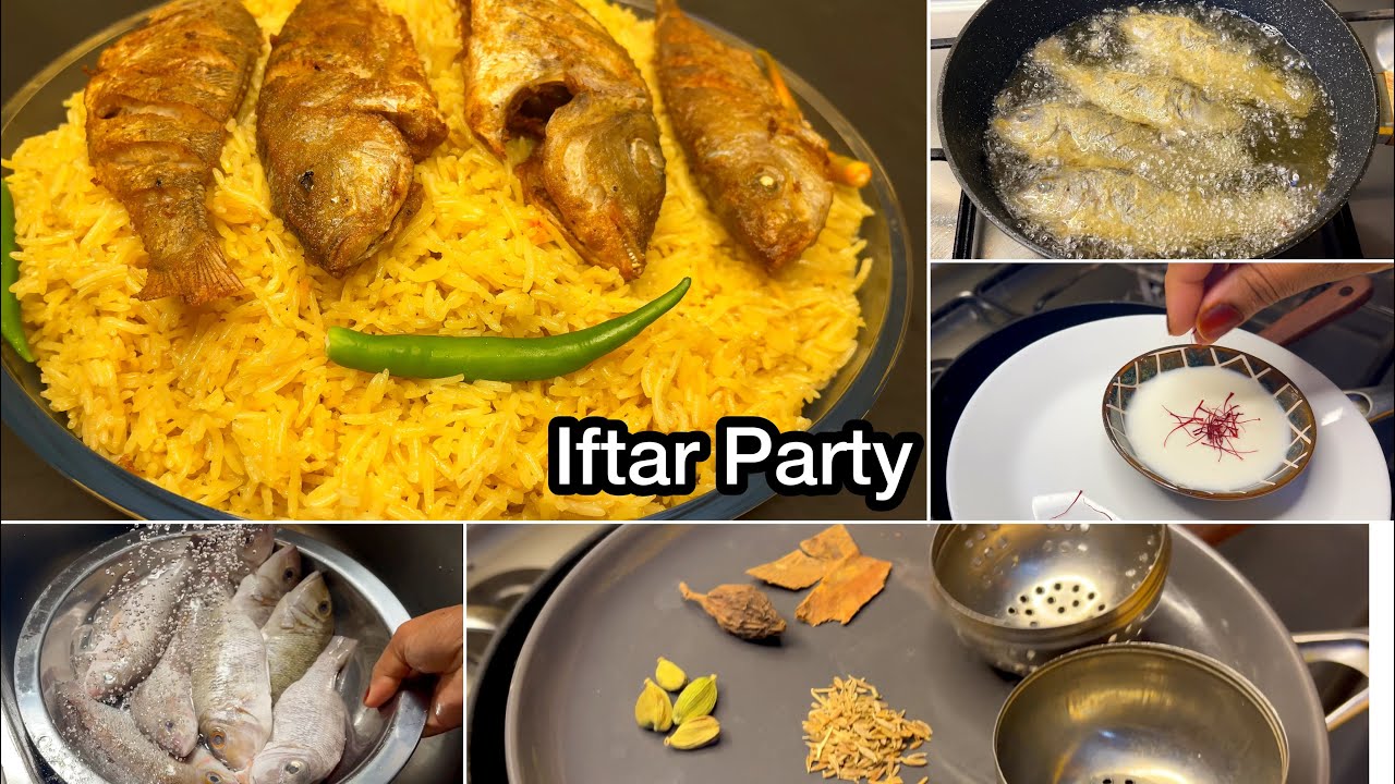 SAFRON RICE | FISH CUTTING AND CLEANING | ARABIC FISH FRY @LiansKitchen ...