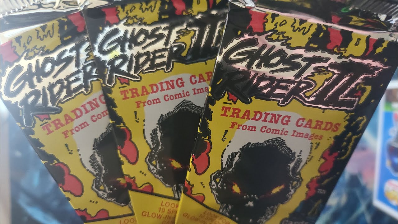 Ghost Rider Cards from 1992 | 3 Pack #cards #packopening #marvel - YouTube