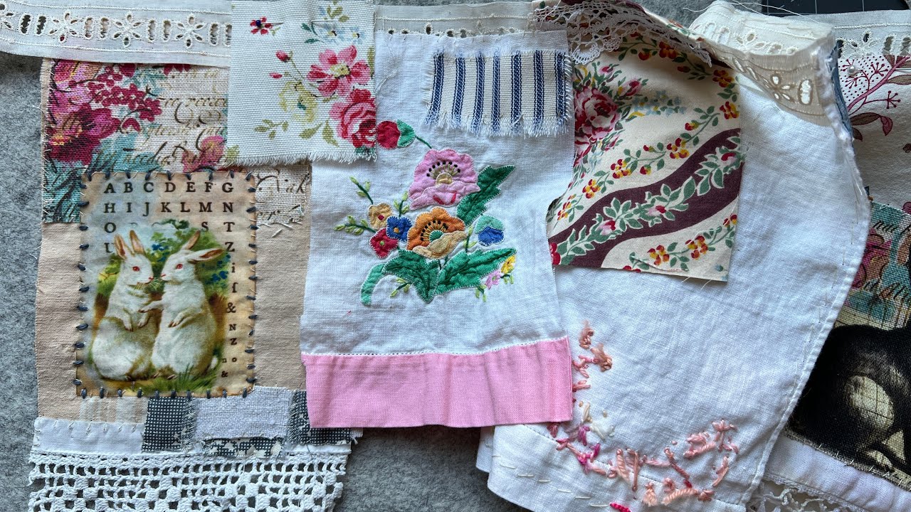 #whateverwednesday craft with me | EP 13 | spring/Easter slow stitch ...