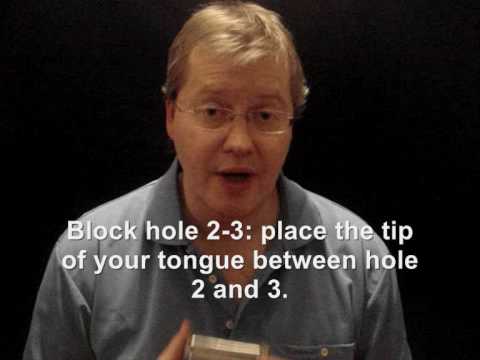 Octave tongue blocking - harmonica lessons for beginners - YouTube