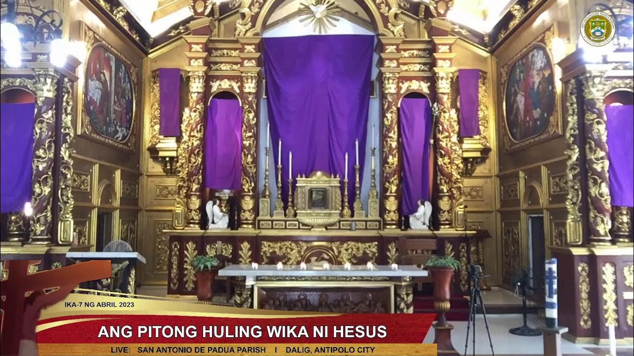 [LIVE] Ang Pitong Huling Wika ng ating Panginoon l 12:00 PM - YouTube