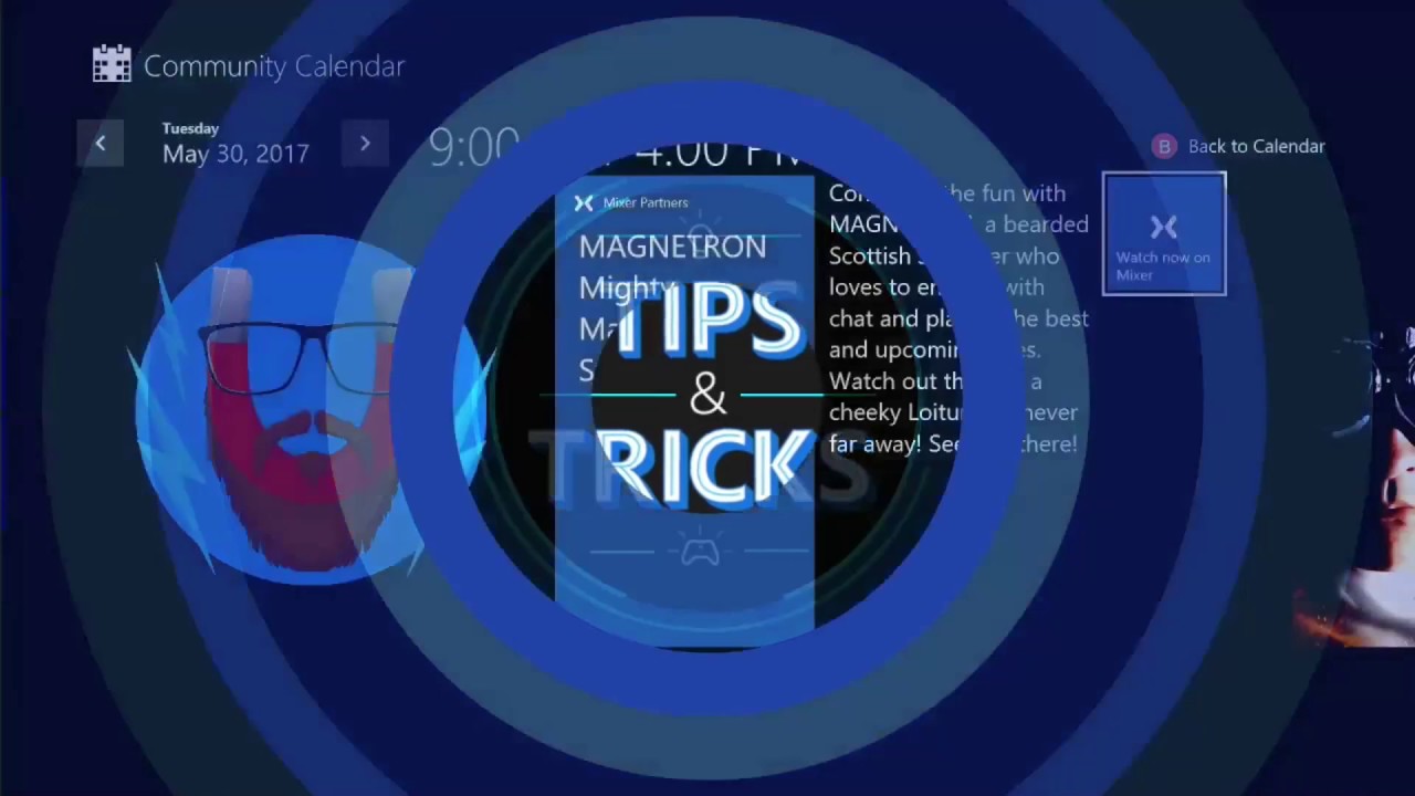 Community Calendar on Xbox One - Tips and Tricks - YouTube