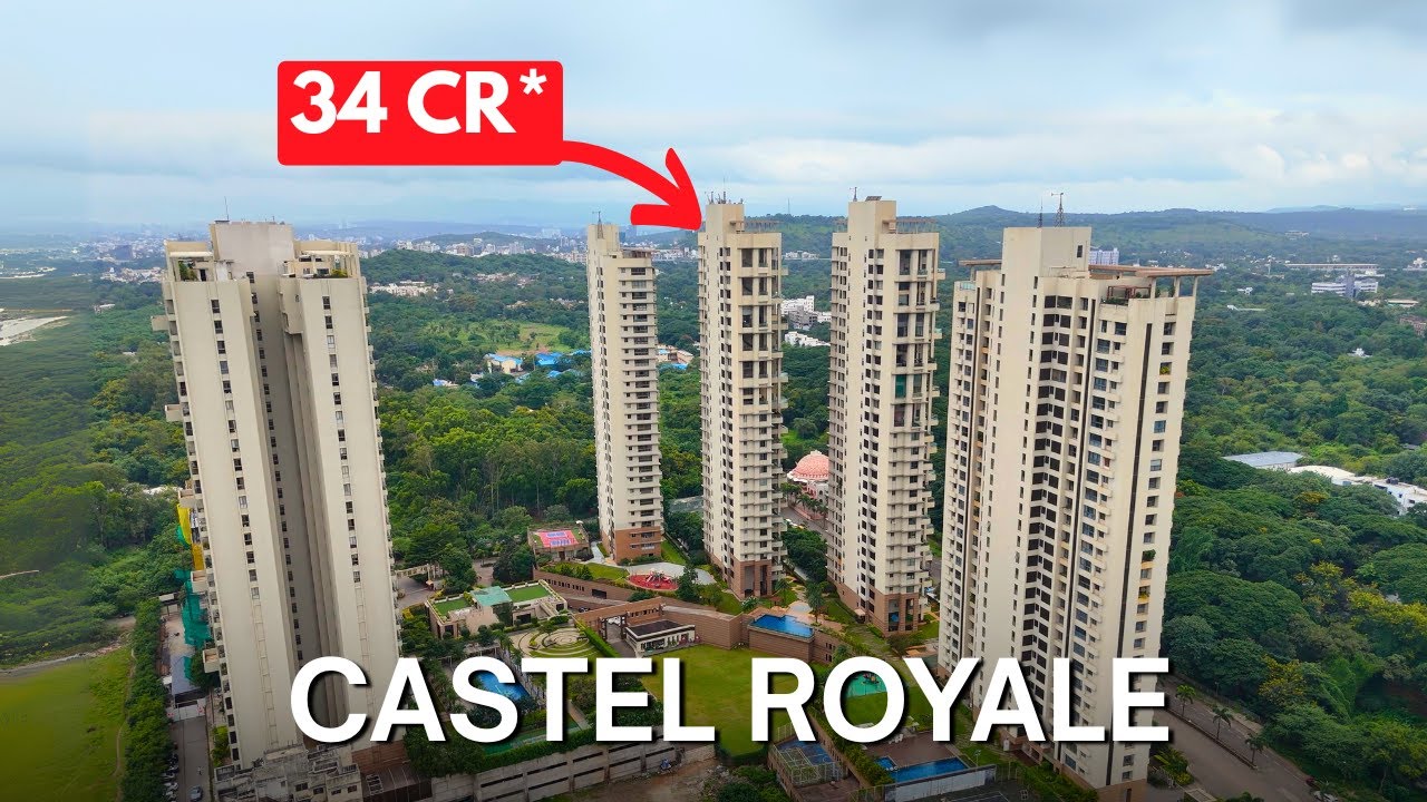 Inside Castel Royale Towers Pune | Project Walkthrough with Drone Views ...