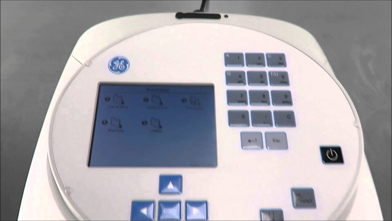 Nano Spectrophotometer Model GE Nanovue Plus - YouTube