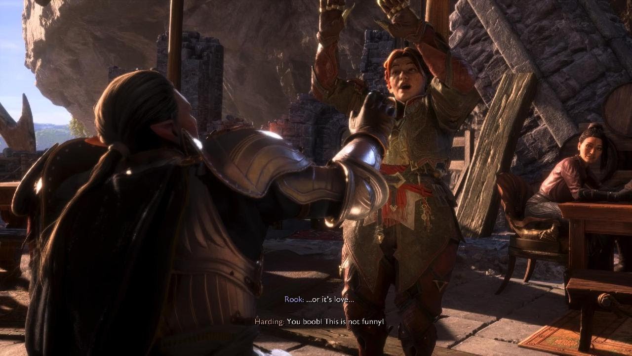 Funny Harding Romance Cutscene - Dragon Age: The Veilguard - YouTube