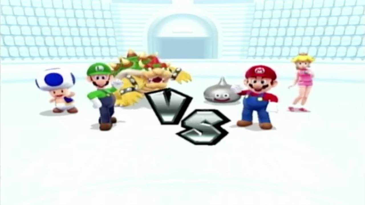 Mario Sports Mix: Team Luigi vs Team Mario (Basketball) Gameplay HD ...