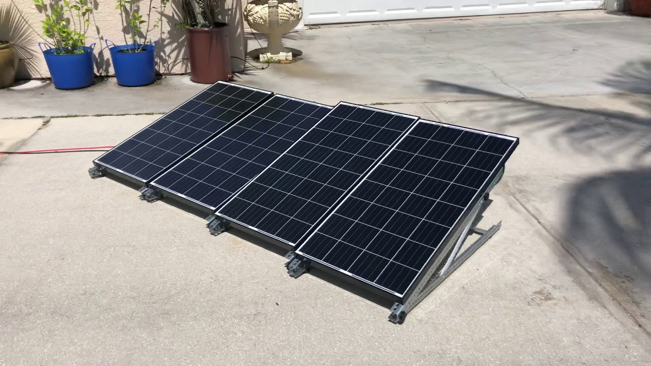 Solar panel backup system - YouTube