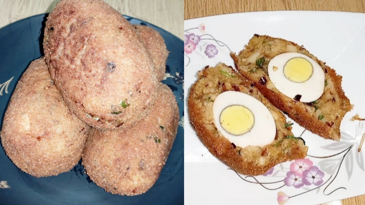 ইফতারে দোকানের মতো স্বাদে ডিম চপ/আলুর চপ | Dim Aloor chop/Egg Chop/Egg ...