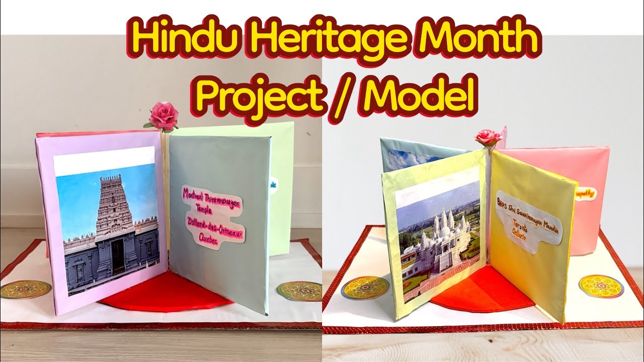 Hindu Heritage Month Project | Hindu Temples in Canada🇨🇦|school project ...