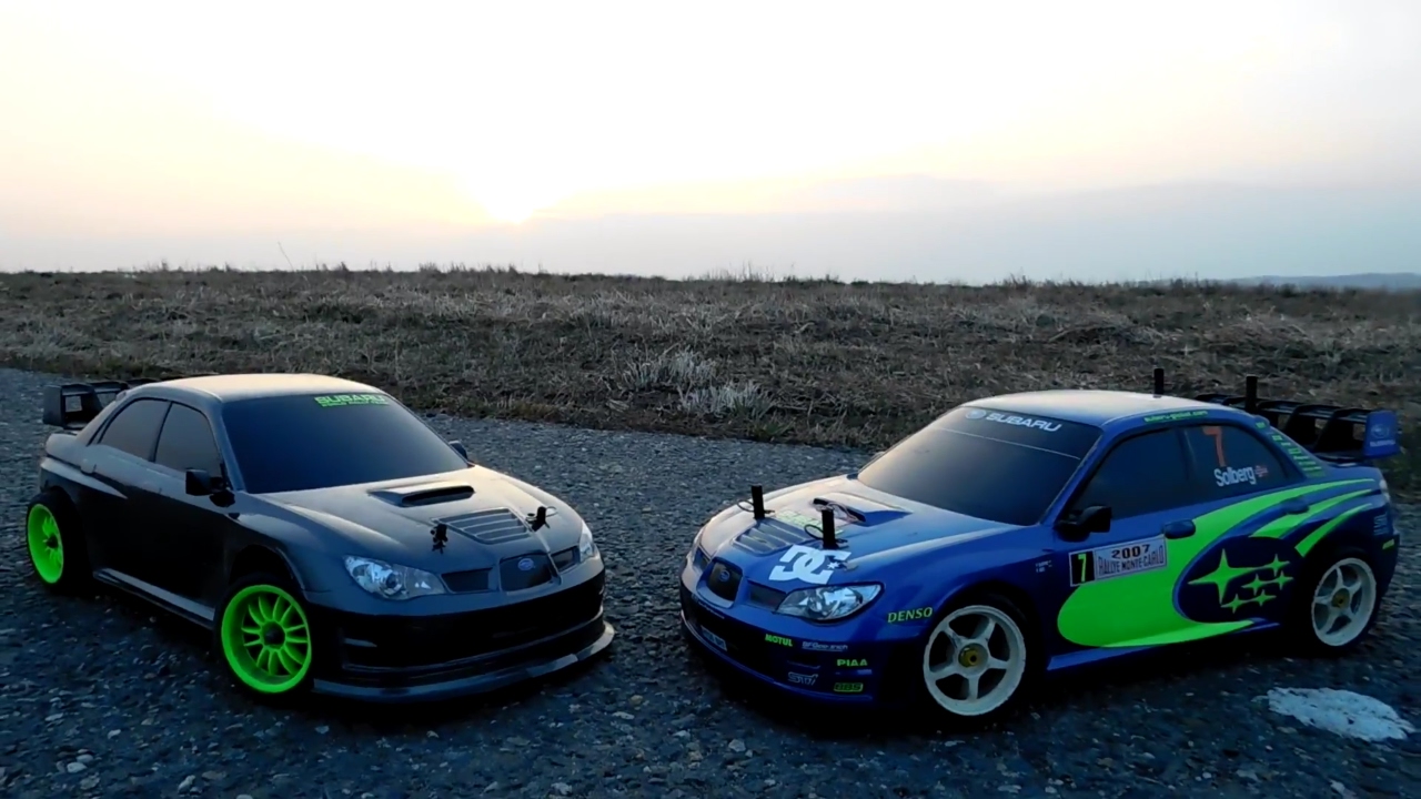 Rc Subaru Impreza 07 WRC 80km/h Himoto Action - YouTube