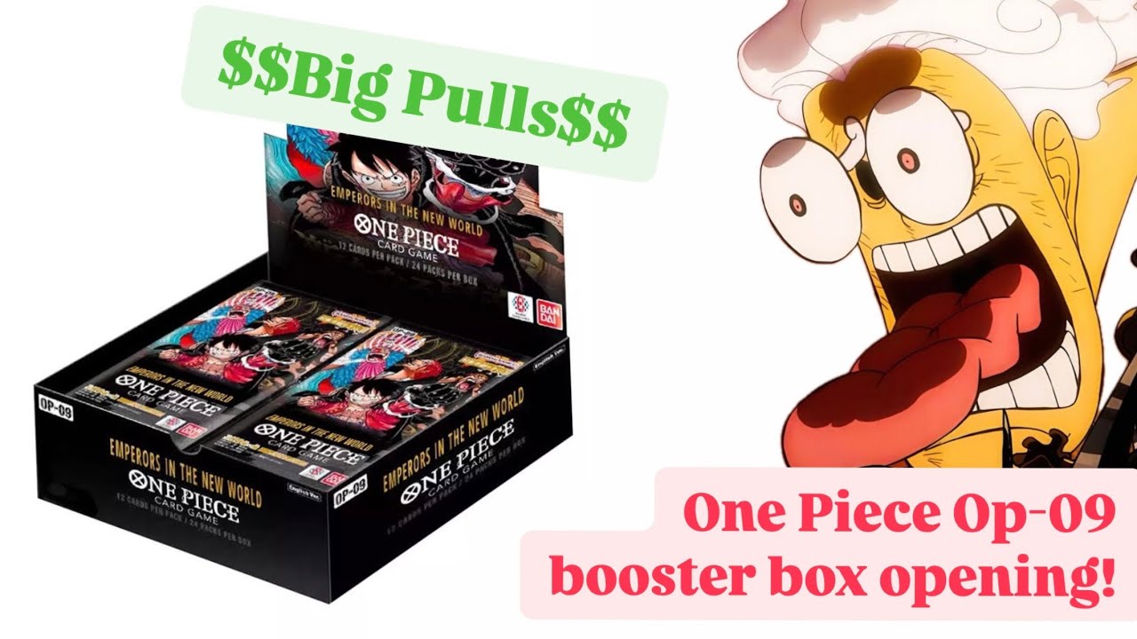 One Piece OP-09 Booster Box Opening # 2 - YouTube