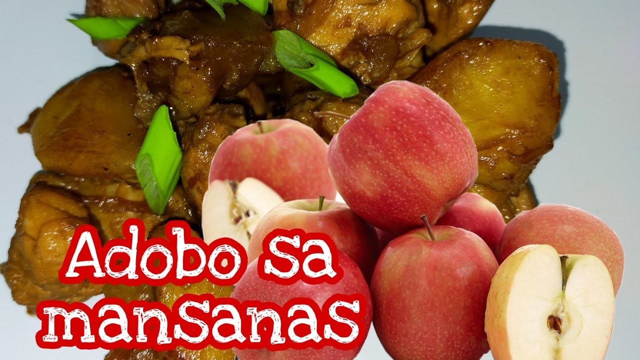Adobo with Apple | Pinatuyong ADOBO sa MANSANAS tiyak mapapa wow ka sa ...