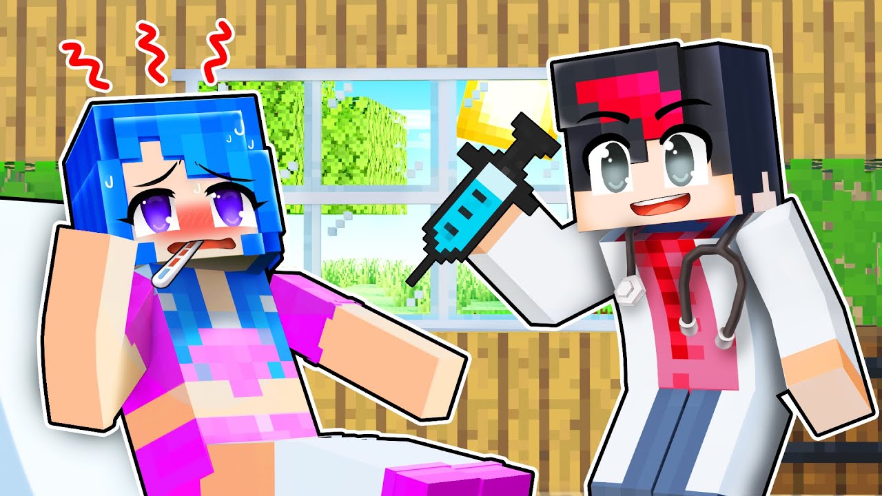 Skylin Needs a BOOSTER SHOT after Illness in Minecraft! - YouTube