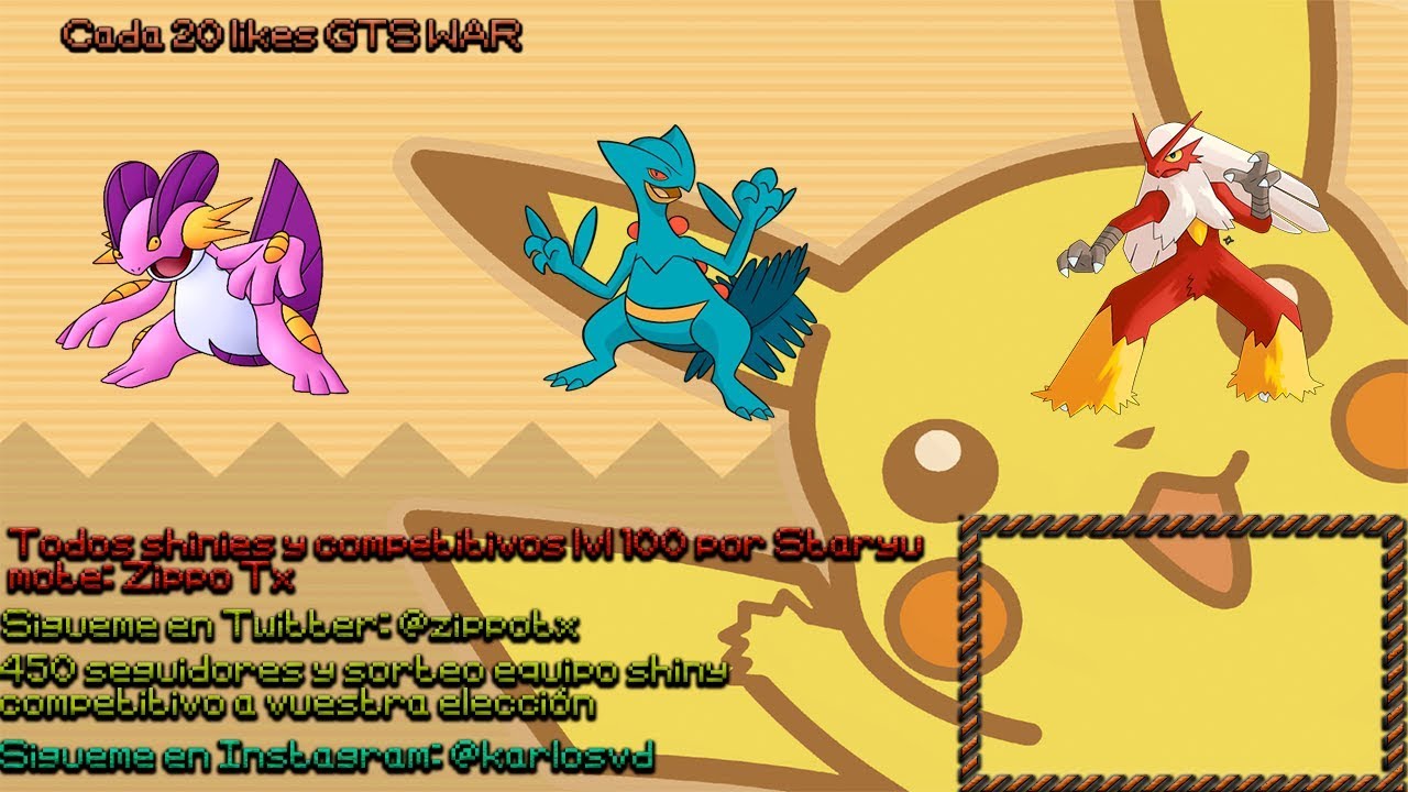 Reparto de pOkemon shiny:iniciales de HOENN - YouTube