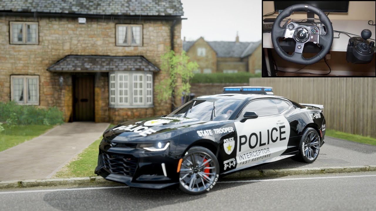 Chevrolet Camaro ZL1 - Forza horizon 4 | police chase | Gameplay #g29 ...
