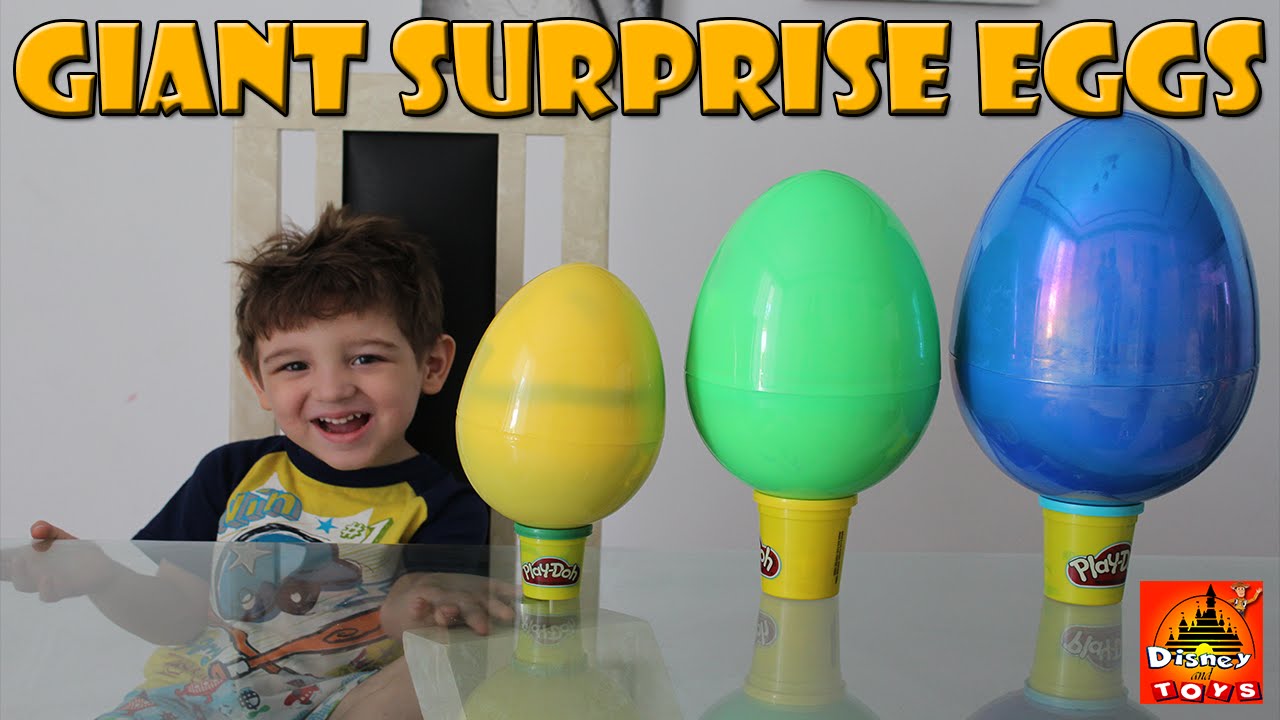 GIANT MINION SURPRISE EGGS! Despicable Me - Disney and Toys - YouTube