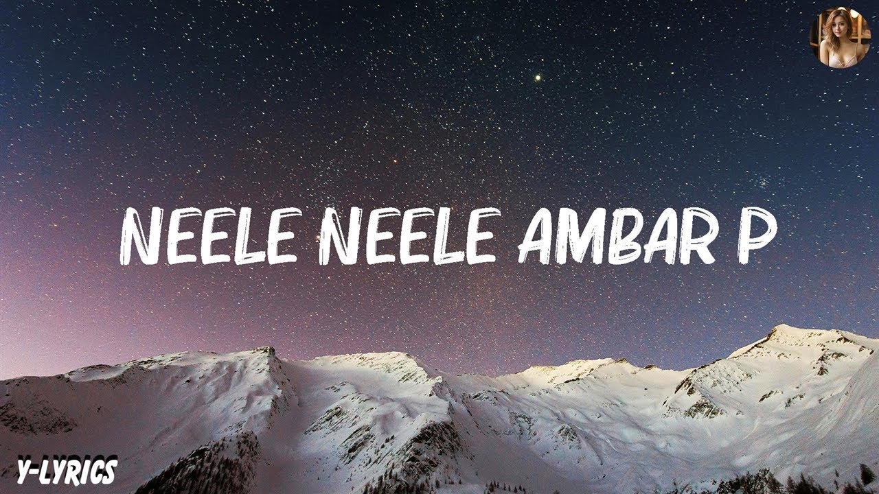 Kishore Kumar - Neele Neele Ambar Par (Lyrics) - YouTube