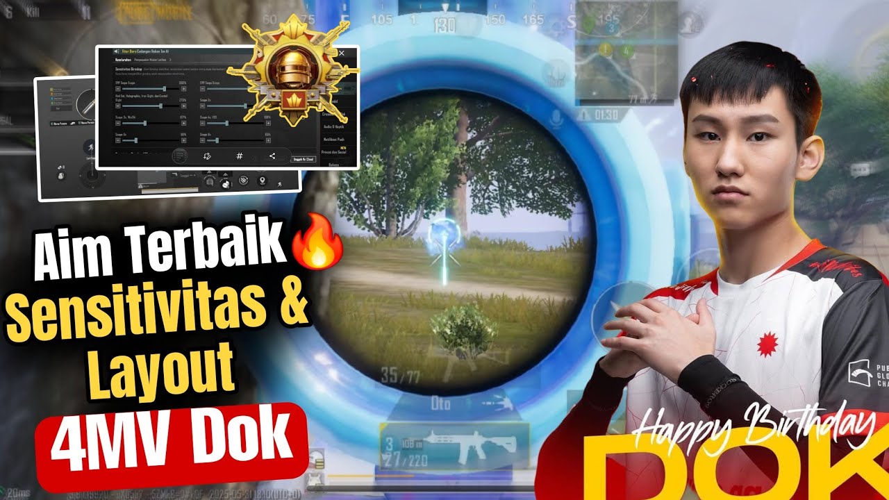 Sensitivitas PUBG Mobile Terbaik 2025 | Sensitivitas 4MV Dok Terbaru ...