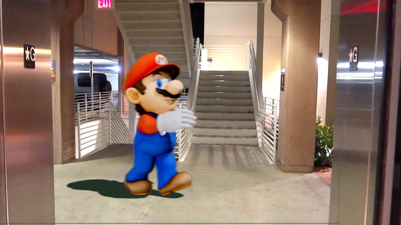 Super Mario IRL Caught On Camera - YouTube