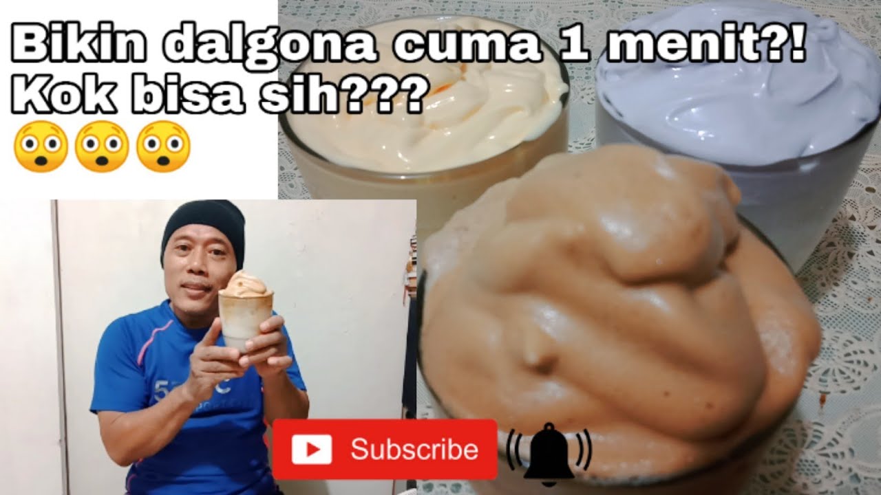DALGONA COFFEE DAN DALGONA POP ICE ANTI GAGAL CUMA 1 MENIT ...